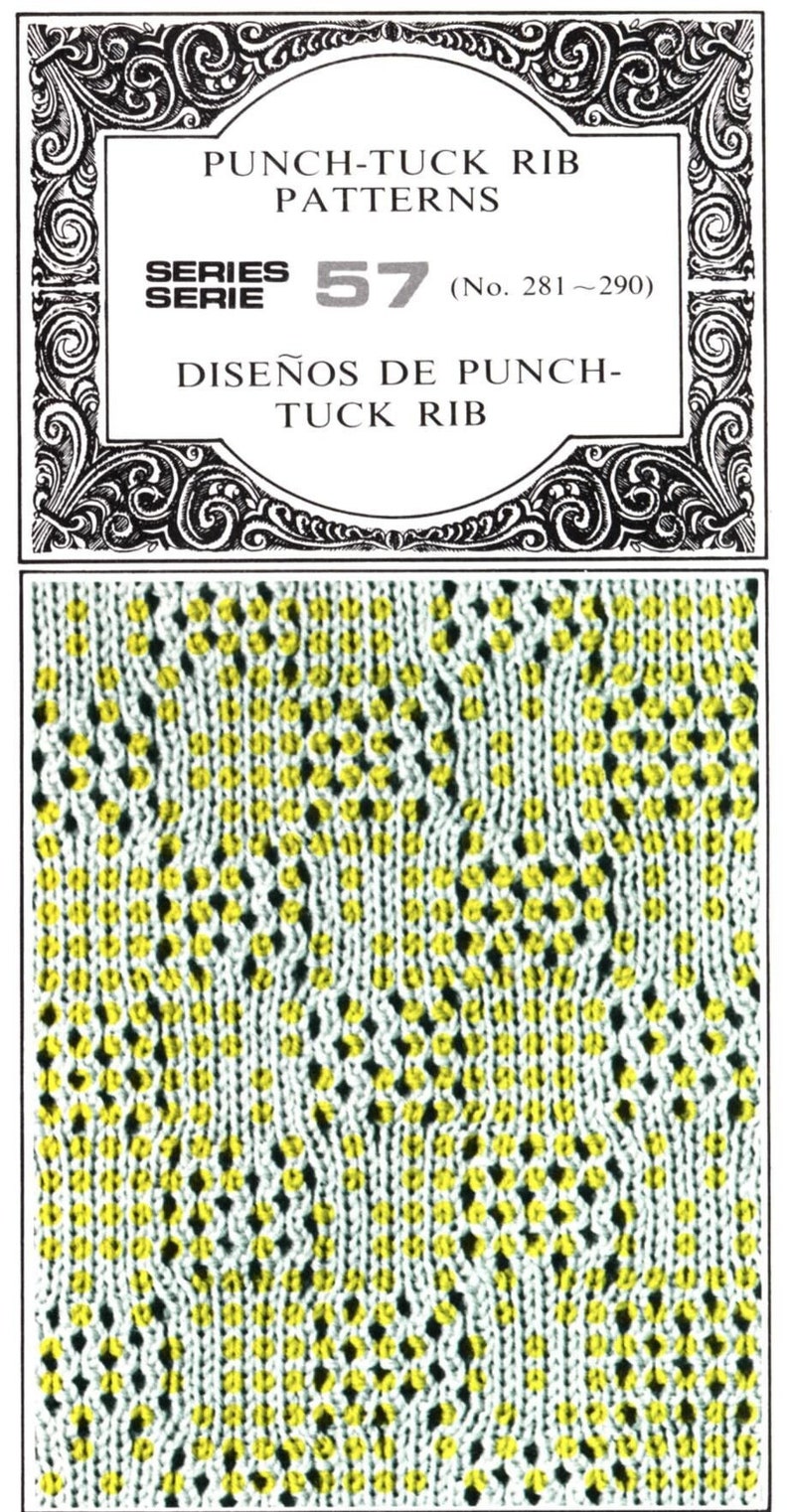 PDF Set of 10 Punch Cards for Punch-tuck Rib Pattern Knitting No 281 ...