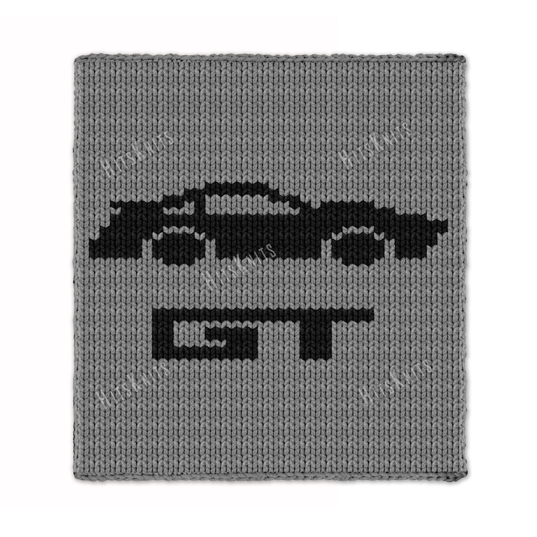 Sport GT Car Chunky Blanket - Knitting Pattern PDF - Knit Blanket ...