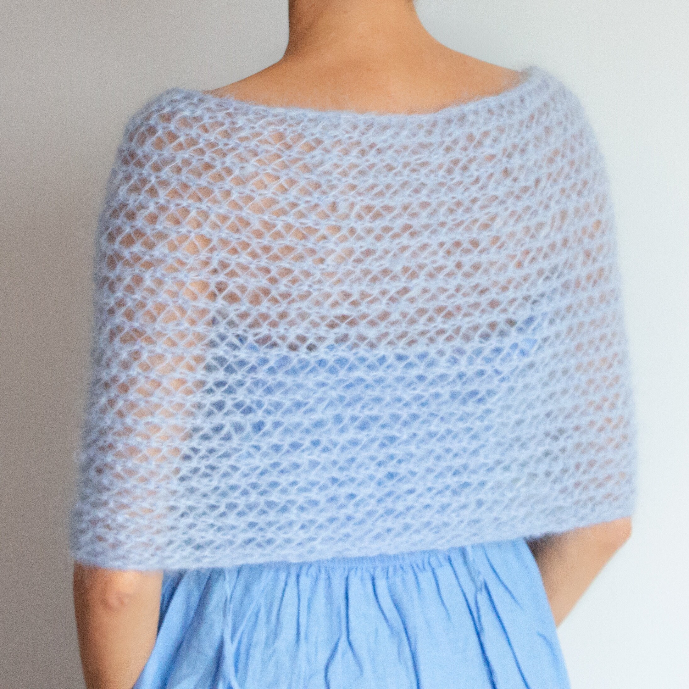 KNITTING PATTERN Knit Infinity Shawl Pdf Tutorial Wedding Wrap Very ...