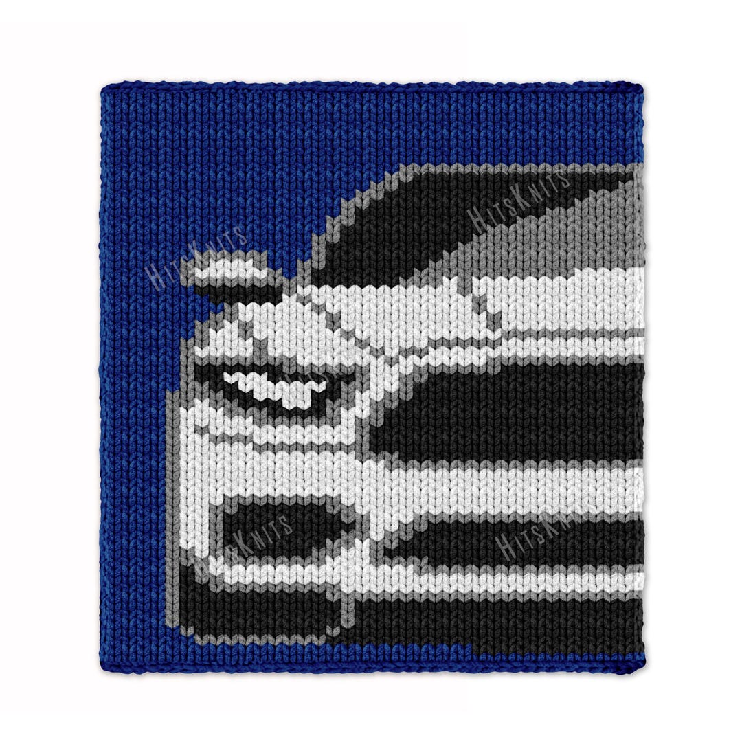 Sport Car Chunky Blanket - Knitting Pattern PDF - Knit Blanket Intarsia ...