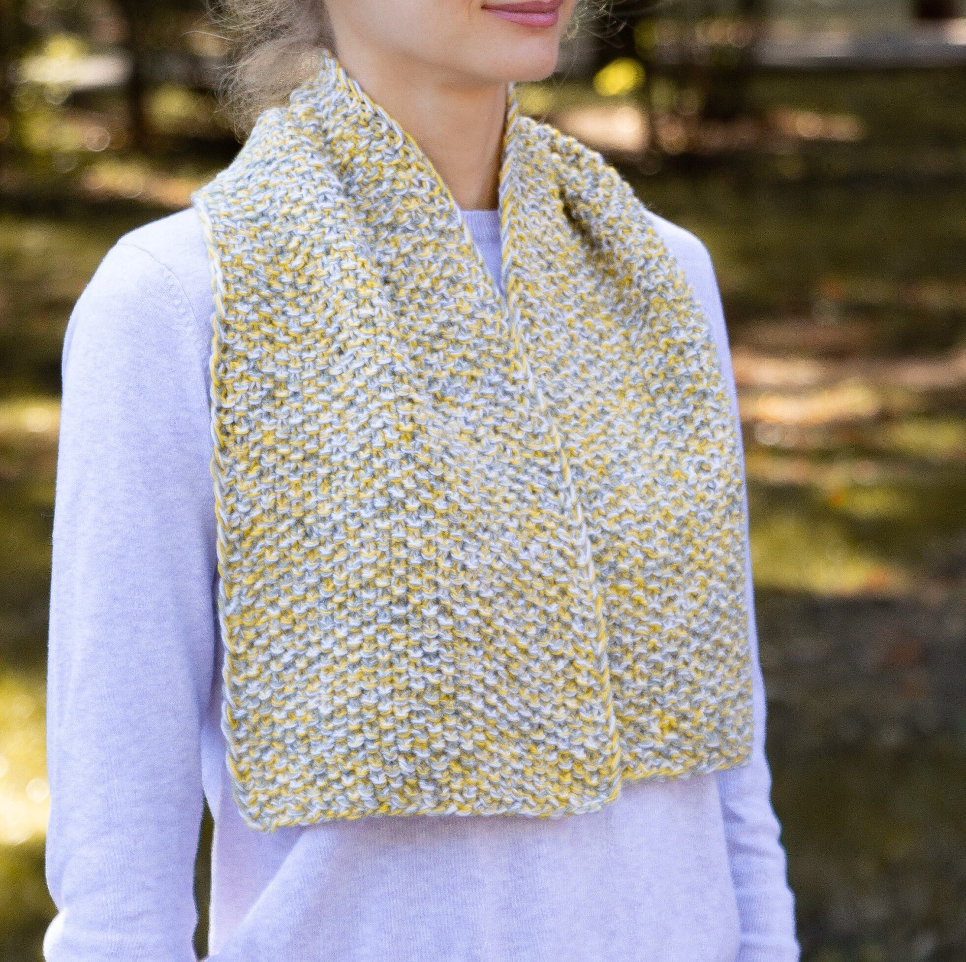 KNITTING PATTERN Merino Wool Scarf Pdf Pattern Winter Handknit Scarf ...