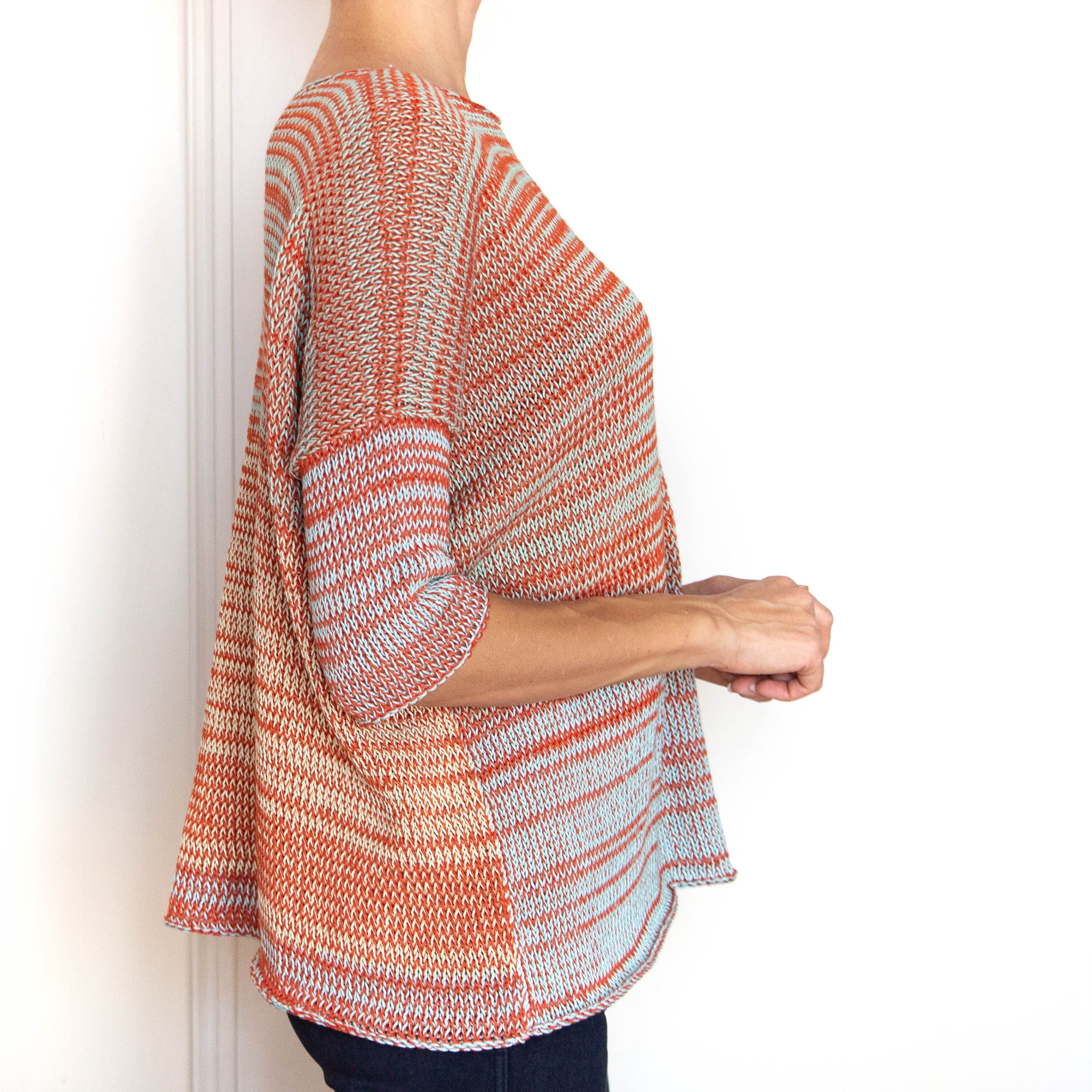 Pattern PDF Knitting Machine Brother KH 260 Bulky Knit Sweater Womens ...