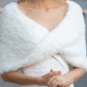 Knit Infinity Cape PDF Knitting Pattern Easy Beginner Tutorial Faux Fur ...