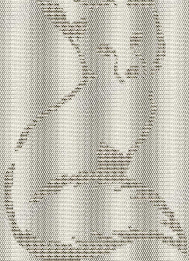 Arctic Fox Blanket Knitting Pattern - Cute Nocturne Animal Afghan ...