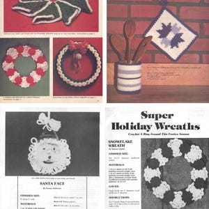 50 Crochet Patterns Vintage 80s Magazine "crochet Christmas Special ...