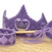 Plastic Canvas Pattern PDF Princess Crown Purple Dressup Kids Play ...