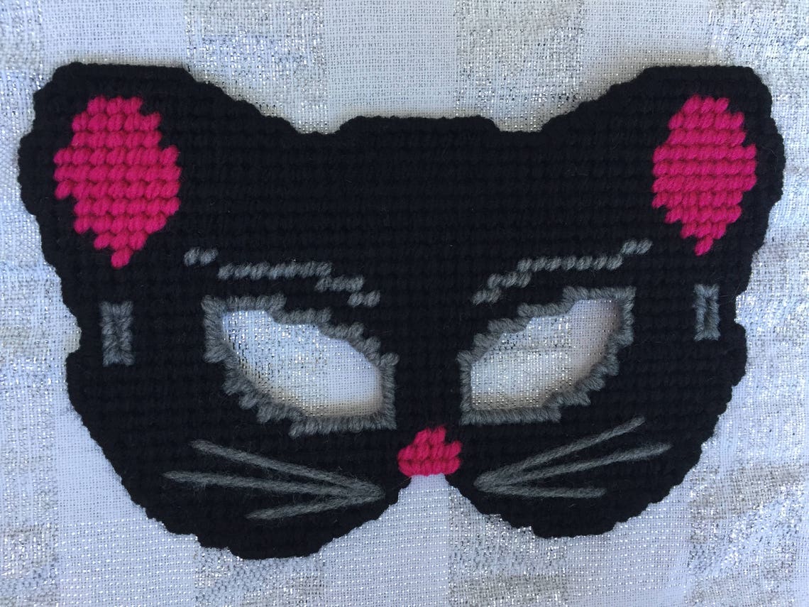 Plastic Canvas Pattern Dress up Masks for Kid Halloween - Etsy Canada