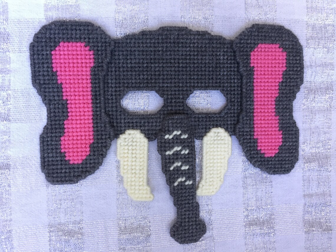 Plastic Canvas Pattern Dress up Masks for Kid Halloween Costume ...