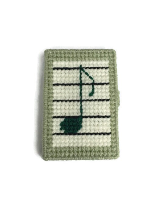 Music Note Needle Book Minder Plastic Canvas E-pattern Instant Download ...