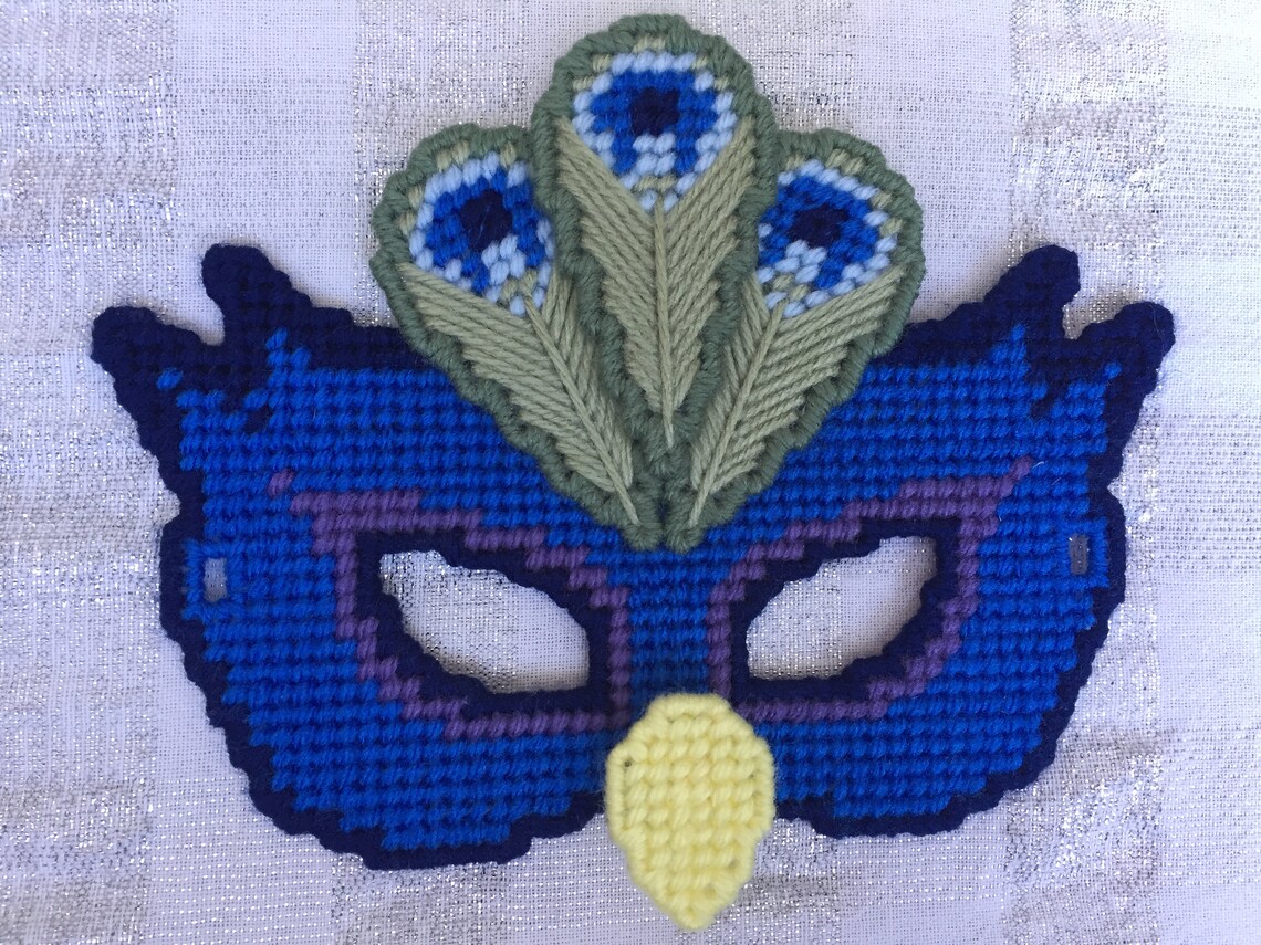 Plastic Canvas Pattern Dress up Masks for Kid Halloween Costume ...