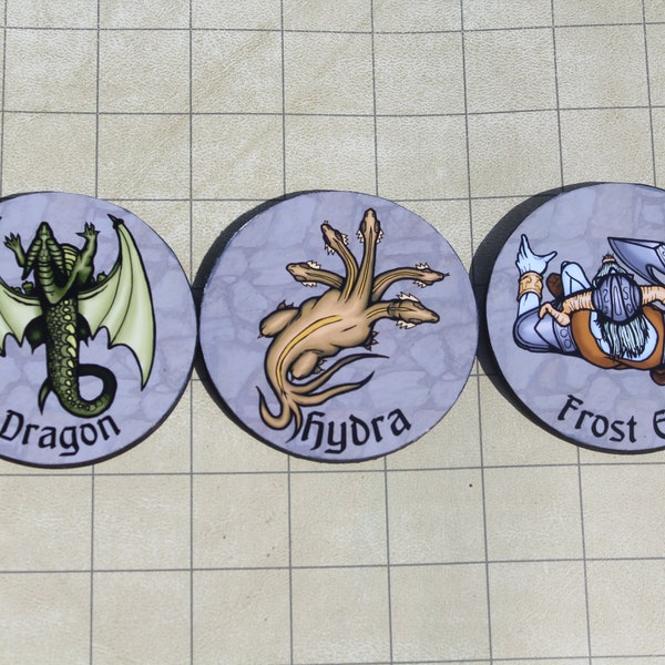 Monster Tokens - Etsy