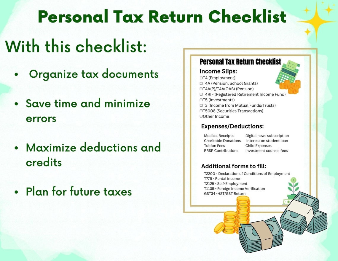 Tax Checklist Preparer Checklist Cheat Sheet Tax Return Income Tax Prep ...