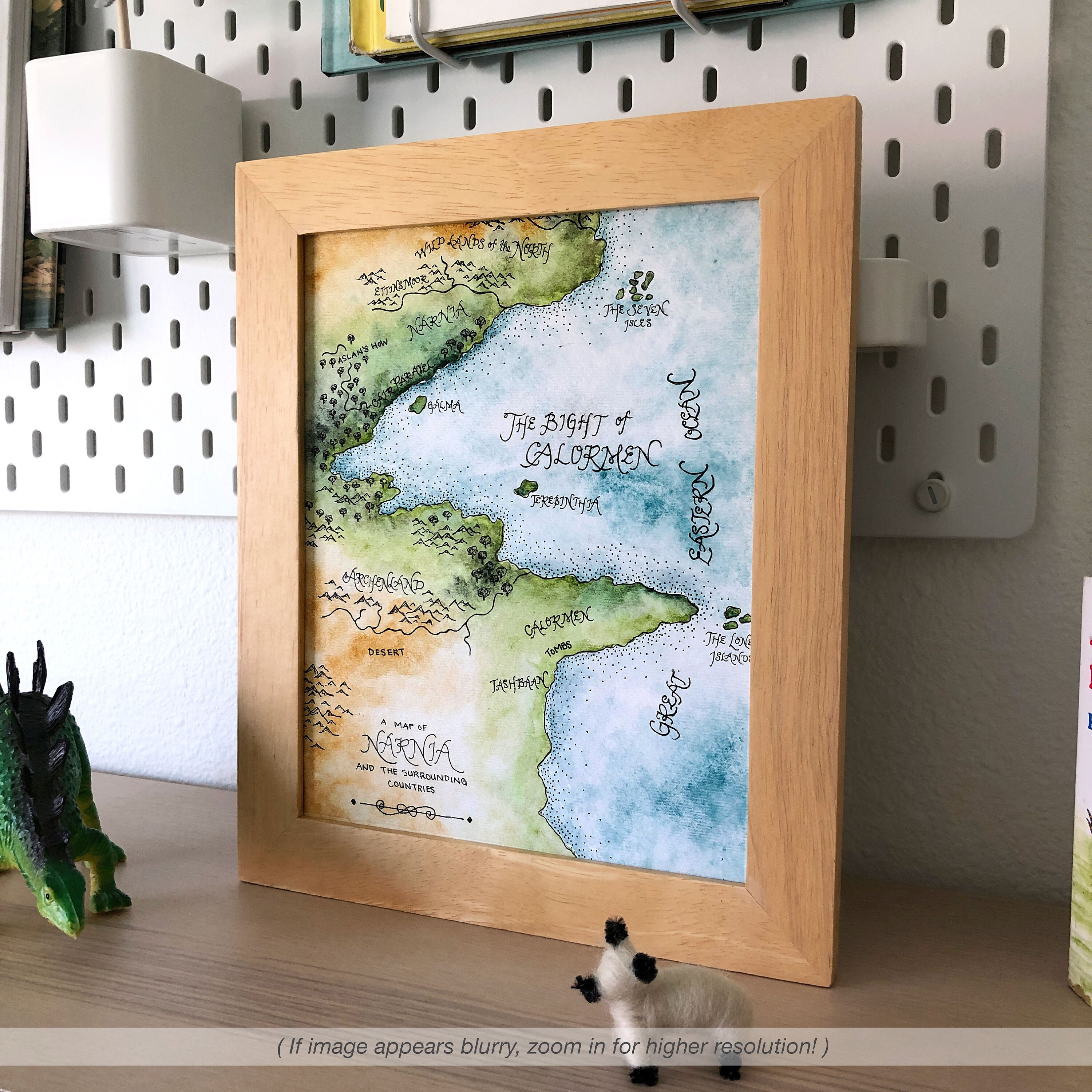 PRINTABLE Chronicles of Narnia Print Narnia Map Watercolor - Etsy