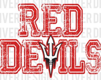 Red Devils Svg - Etsy