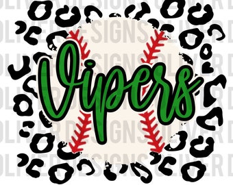 Vipers Mascot Svg - Etsy