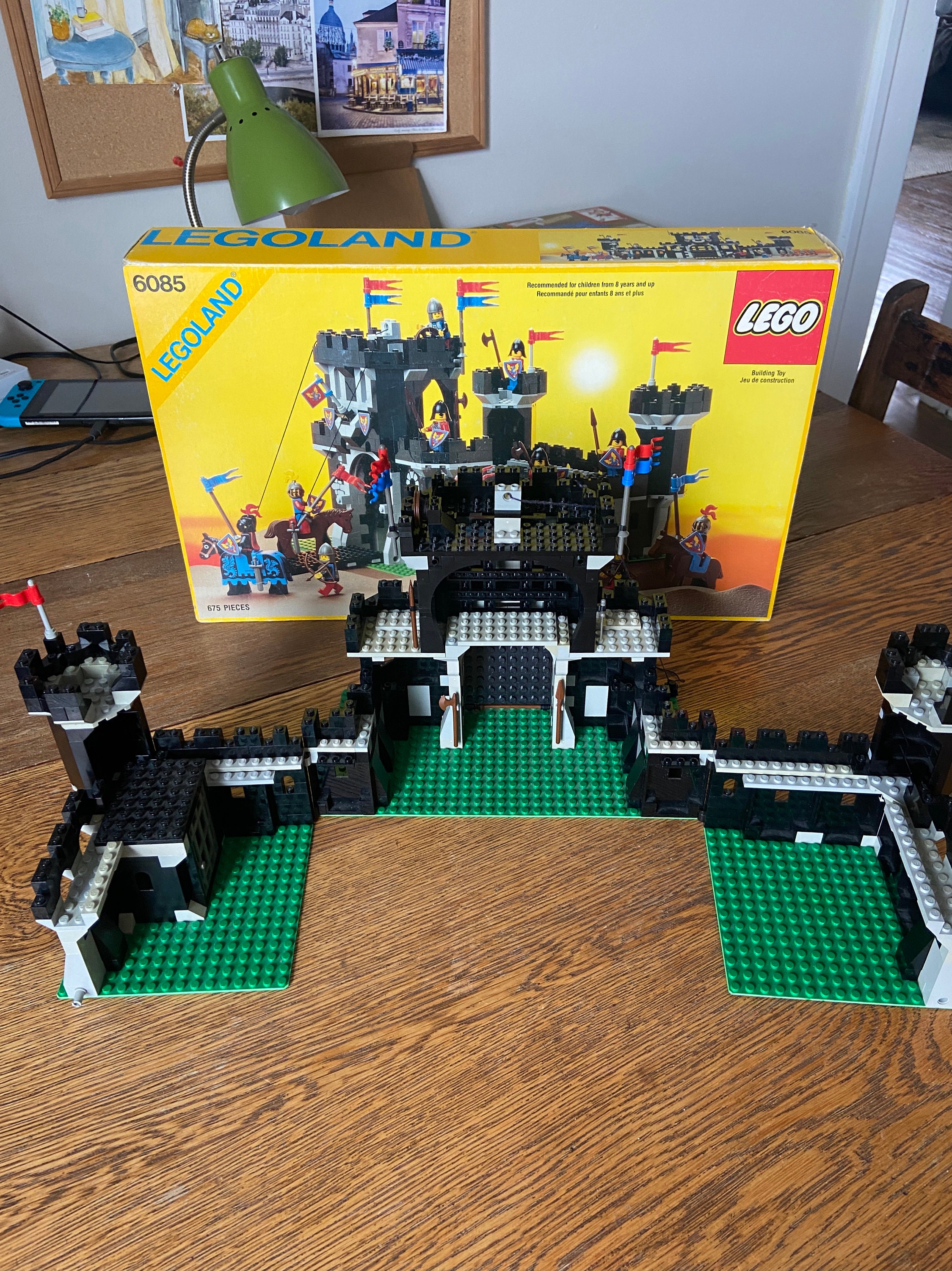 LEGO 6085 Black Knights Black Monarchs Castle 1988 Complete - Etsy