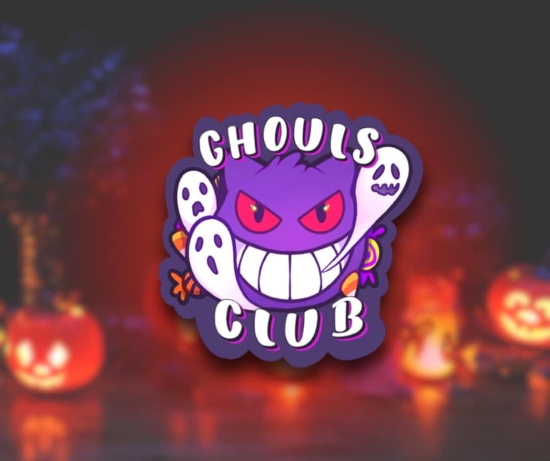 Gengar Ghouls Club Pokemon Retro 90s Ghost Cute Kawaii Anime Manga ...