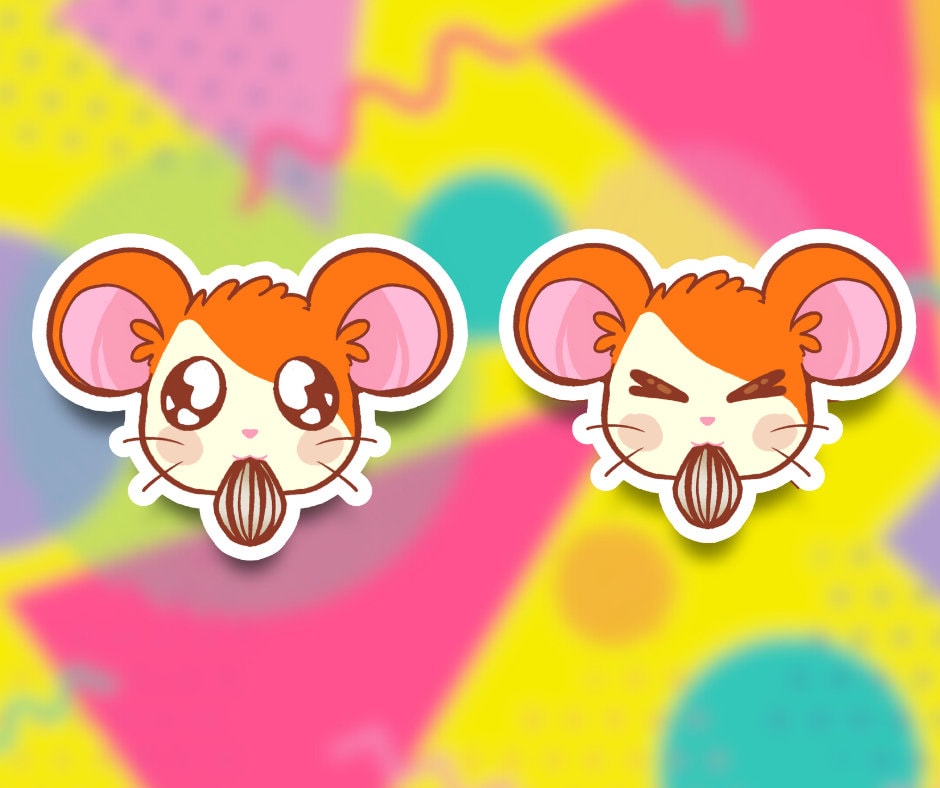 Hamtaro Hammy Ham-ham Retro 90s Cute Kawaii Anime Manga Stickers - Etsy