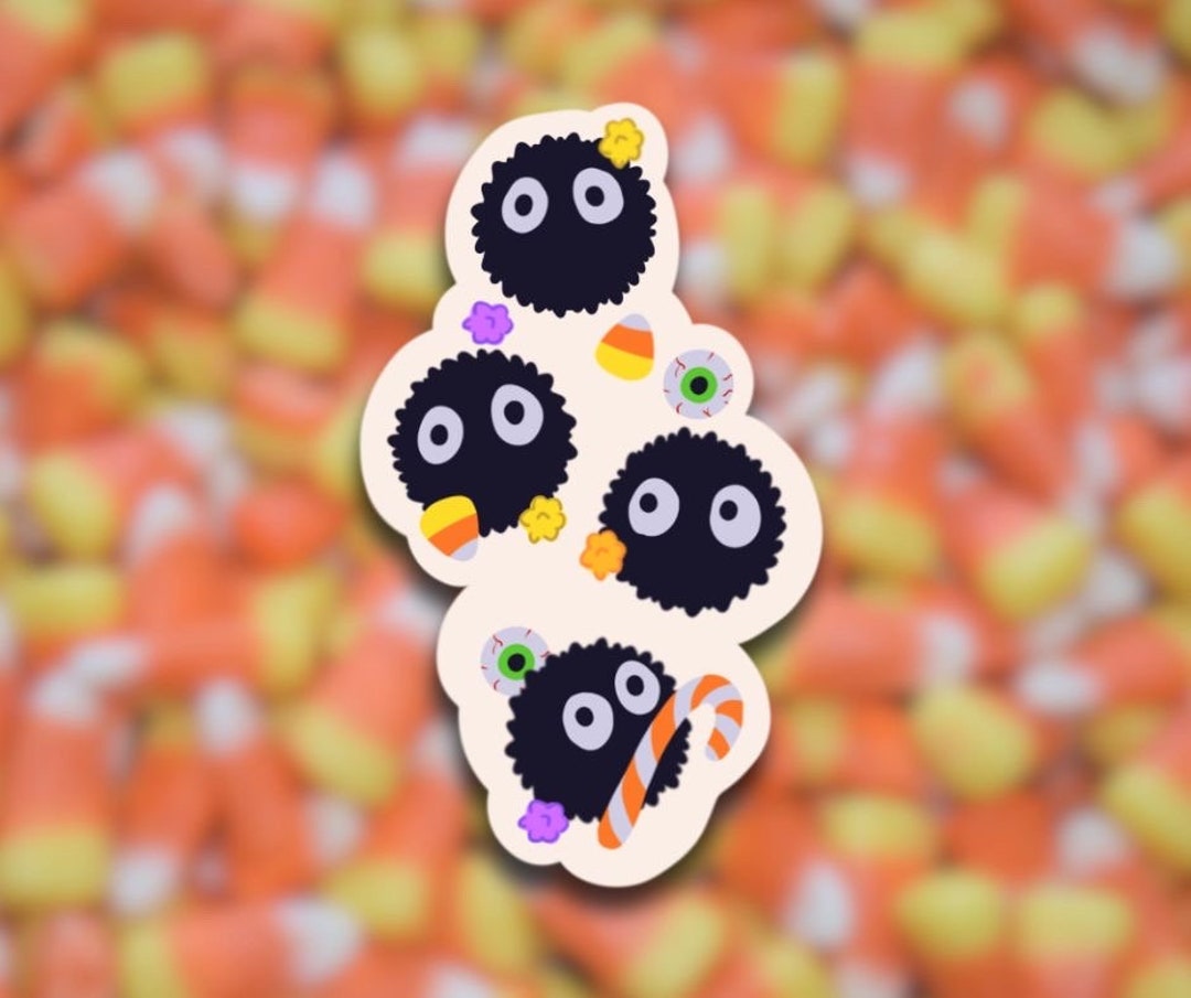 Soot Sprite Ghibli Inspired Candy Anime Cartoon Pumpkin Fall Autumn ...