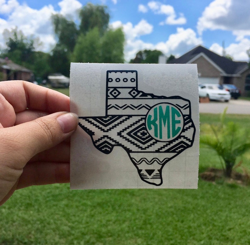 Aztec Texas Decal Aztec Decal Texas Decal Vinyl Decals Home Etsy