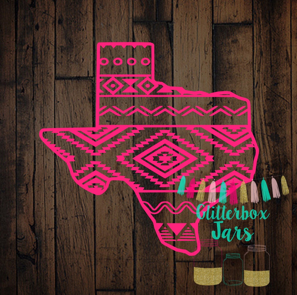 Aztec Texas Decal Aztec Decal Texas Decal Vinyl Decals Home Etsy
