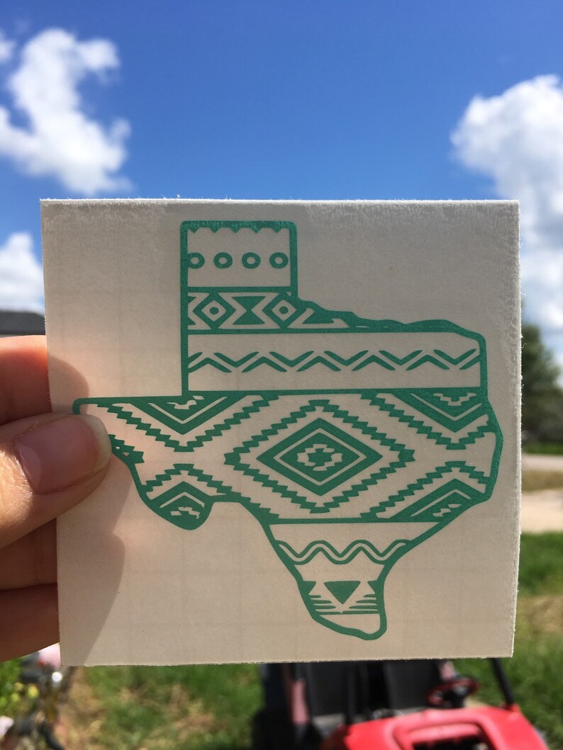 Aztec Texas Decal Aztec Decal Texas Decal Vinyl Decals Home Etsy