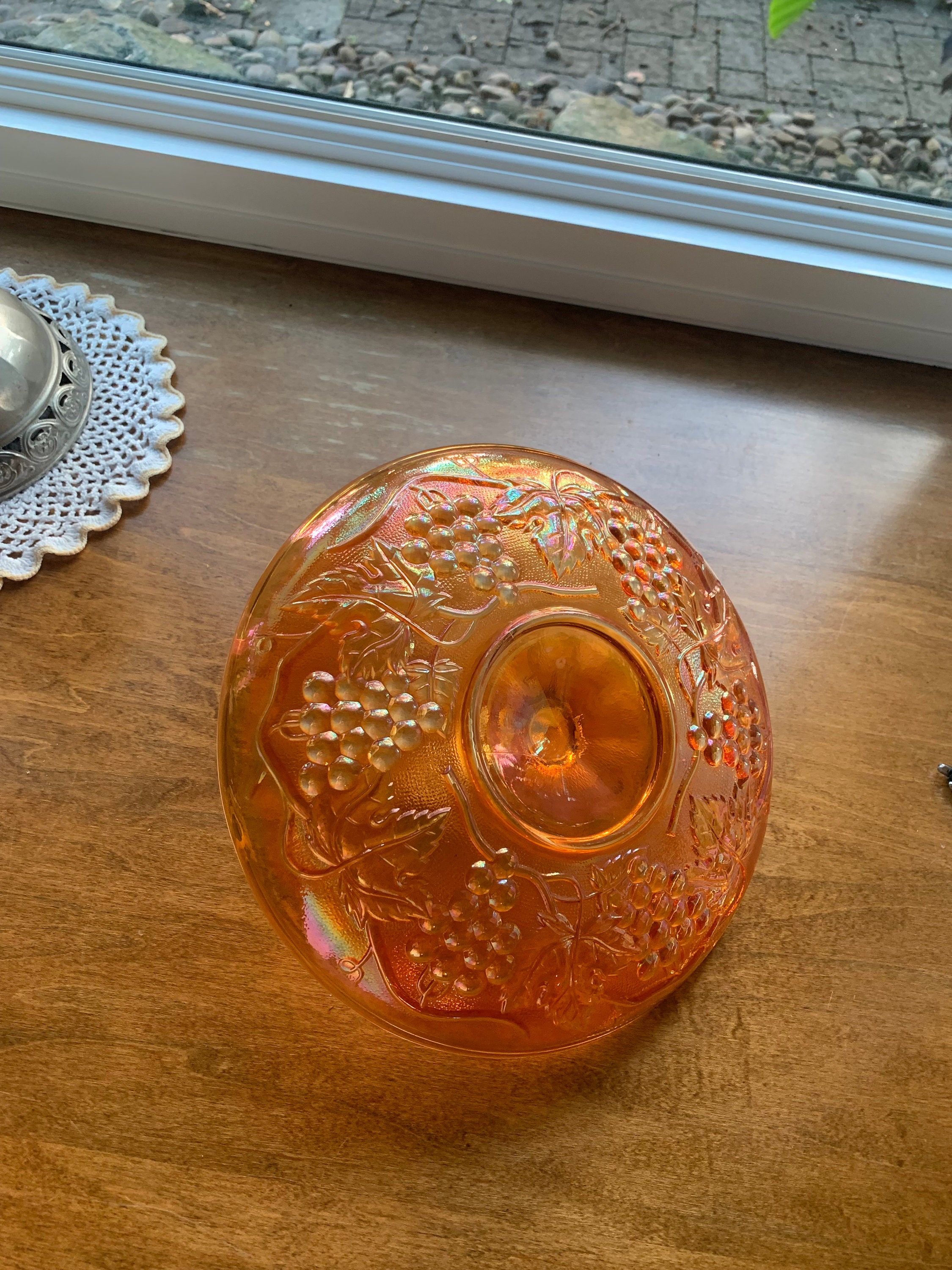 Vintage Imperial Carnival Glass Marigold Twig Handle - Etsy