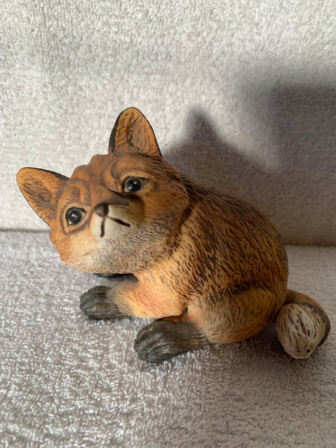 Vintage Fox Figurine Rosco the Red Fox Cermamic the Wolf Life Series by ...