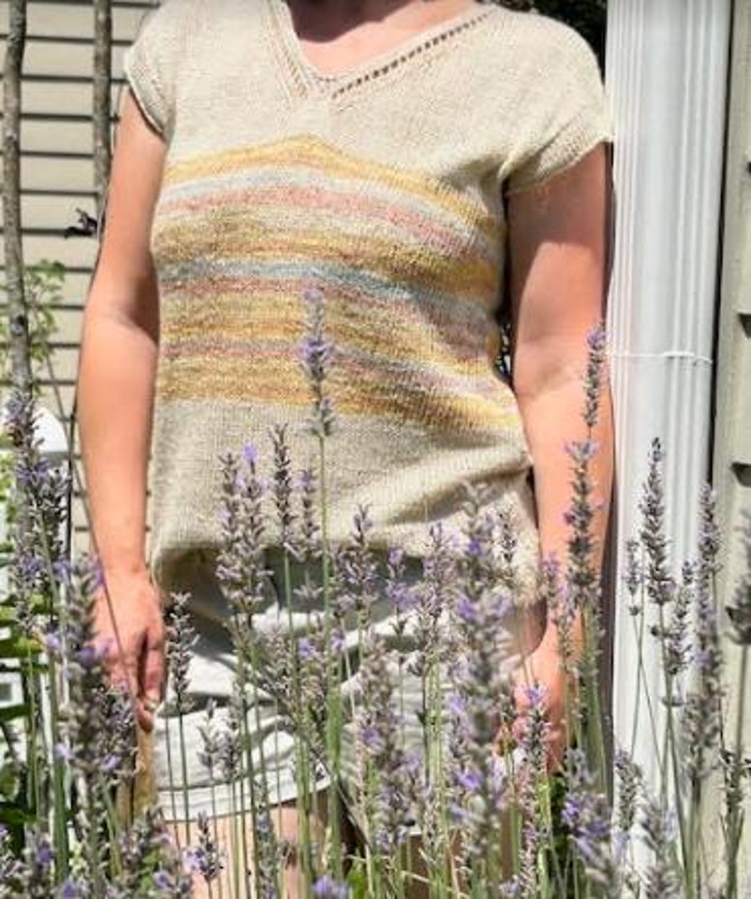 In the Colors of Summer, Knitting Pattern in PDF, Summer Top. - Etsy