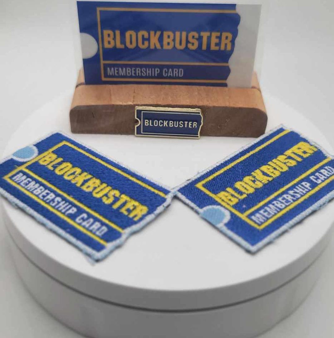 Blockbuster Membership Card Patch - Etsy