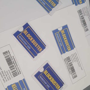 Downloadable Edit-able Blockbuster Membership Card - Etsy