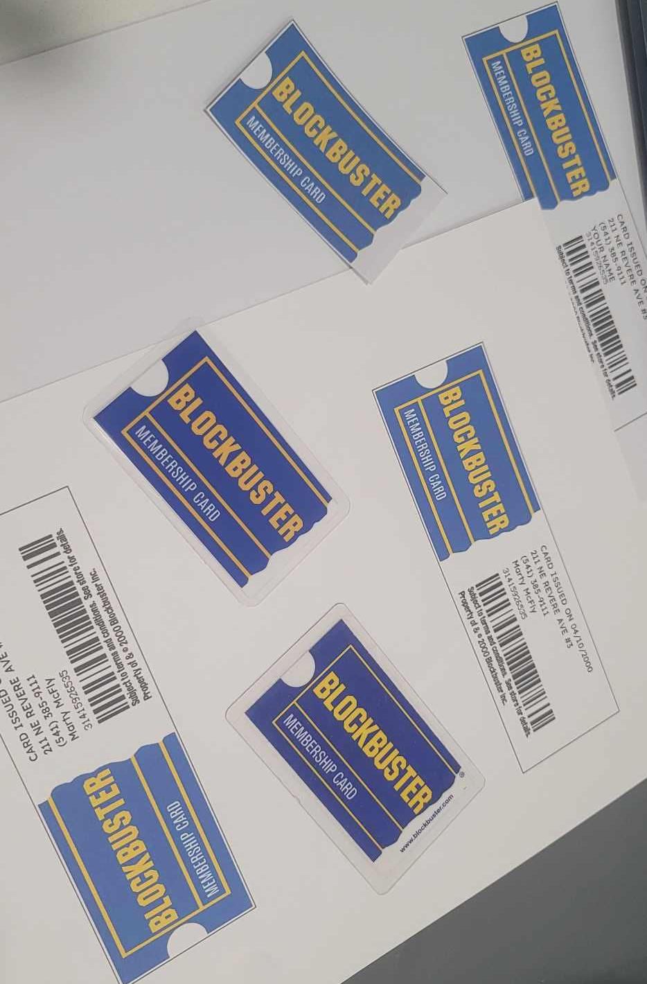 Downloadable Edit-able Blockbuster Membership Card - Etsy