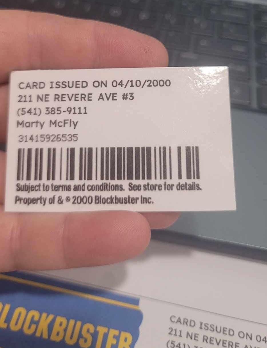 Downloadable Edit-able Blockbuster Membership Card - Etsy