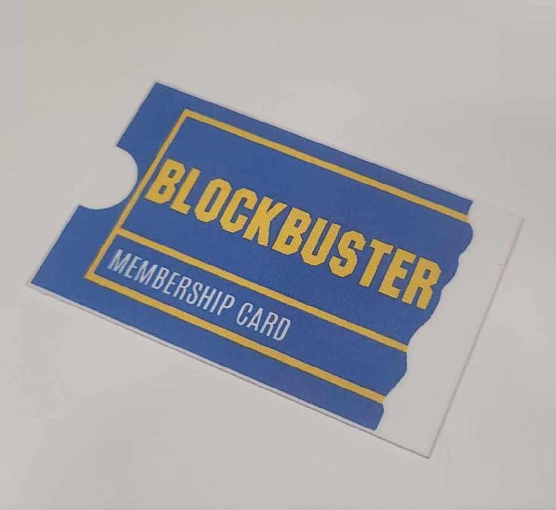 Downloadable Edit-able Blockbuster Membership Card - Etsy
