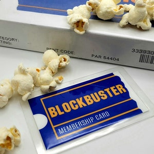 Customized Blockbuster Membership Card - Etsy