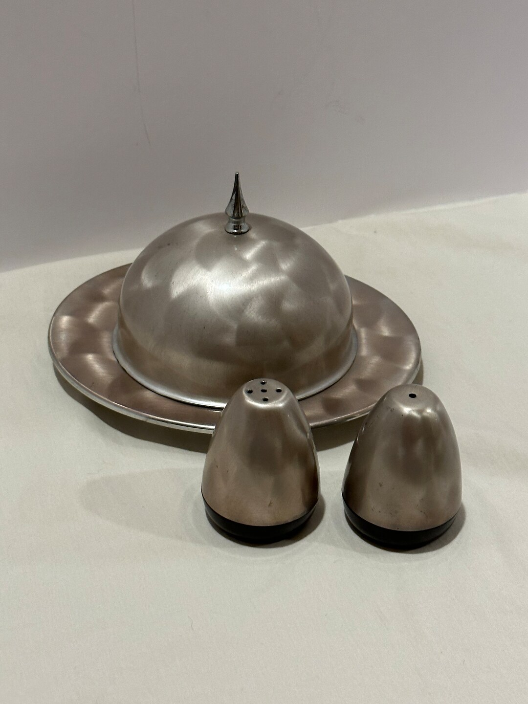 Vintage Art Deco Style, Silver Plated Butter / Cheese Dish With ...