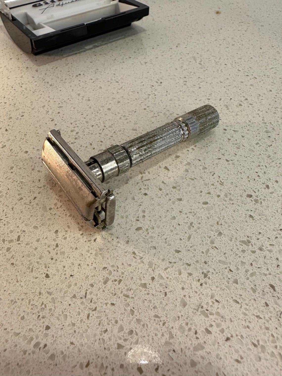 1960s Gillette Fatboy Adjustable Razor in Case With Extra Spoiler ...