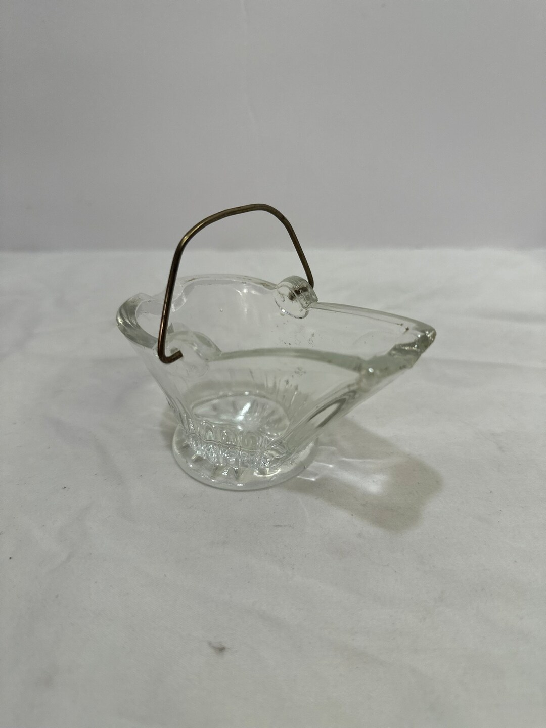Early 1900s Clear Glass Art Deco Coal Bucket Ashtray - Etsy