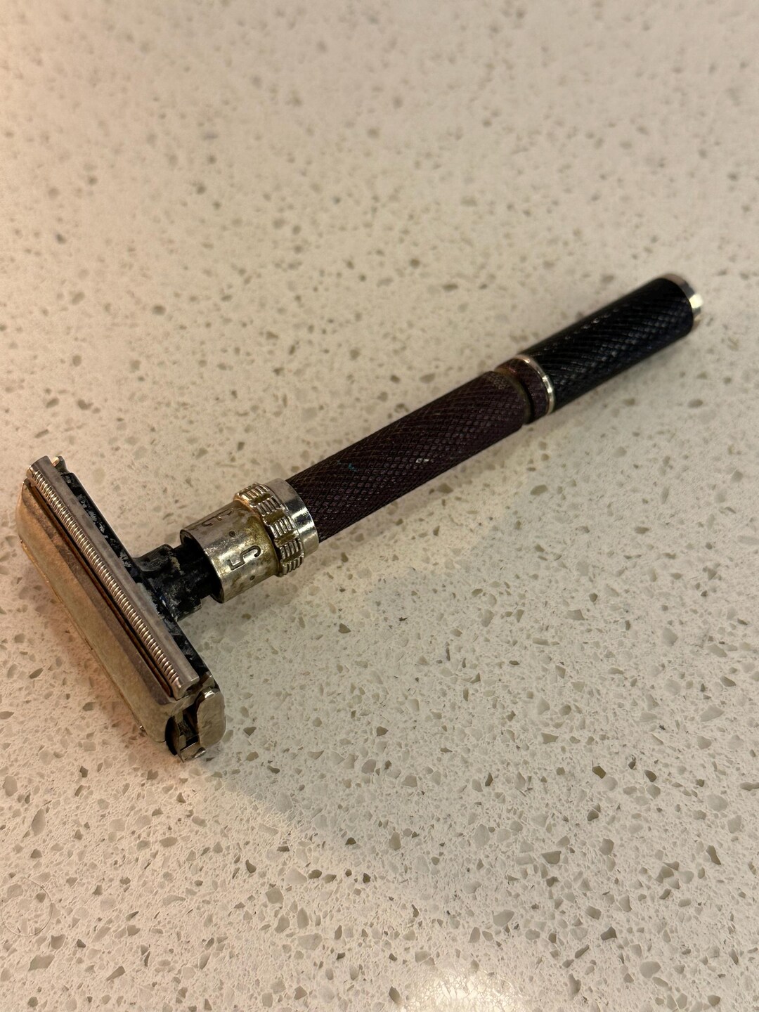 1988 Gillette Super Adjustable Black Beauty Long Handle Safety Razor - Etsy