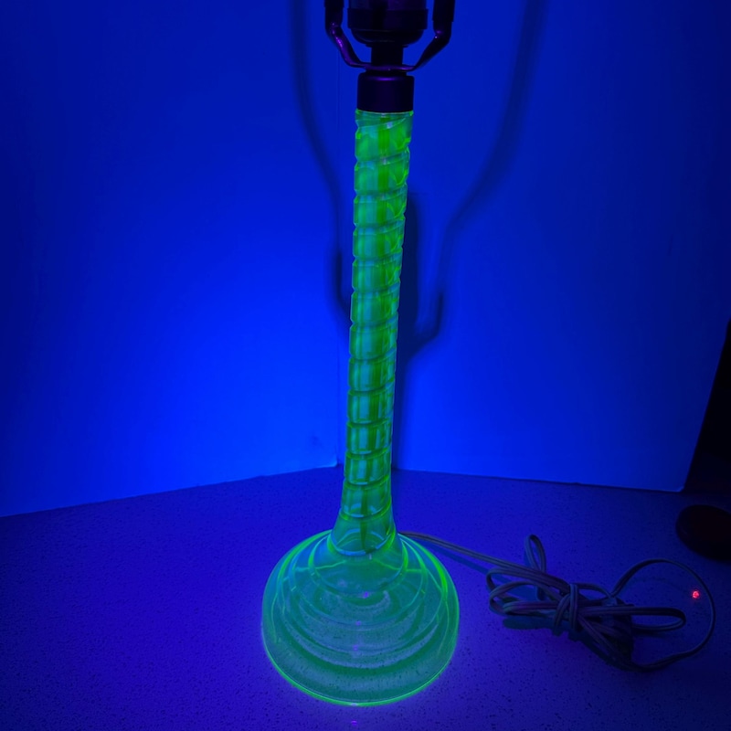Art Deco Uranium Lamps - Etsy