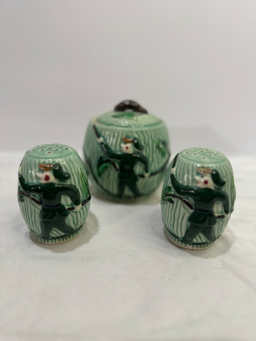 Vintage 1940s L. Batlin Jack and Beanstalk Salt & Pepper Shakers With ...
