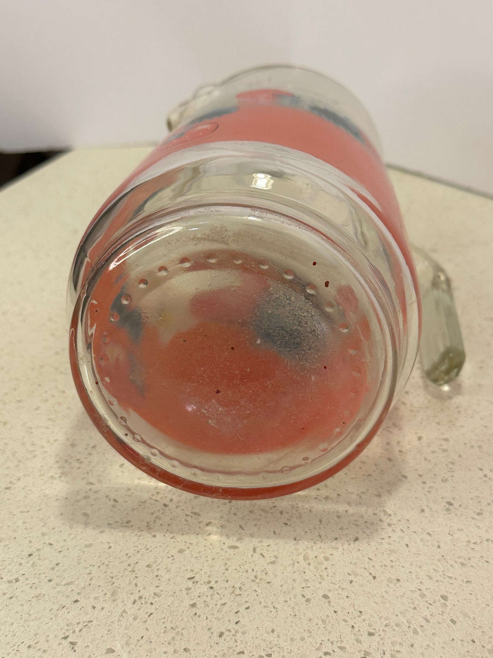 Vintage Luminarc Glass Strawberry Design Juice Pitcher and 6 Glasses - Etsy