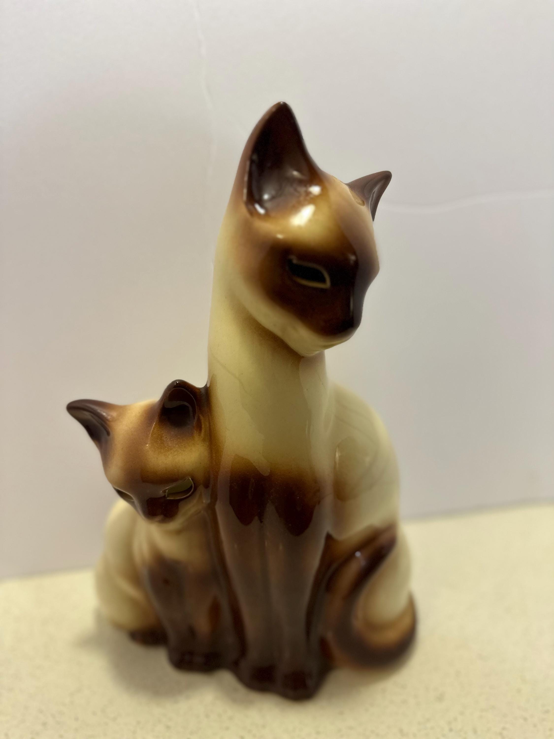 Rare 1950s MCM Siamese Cats by Kron Ceramics TV Lamp - Etsy