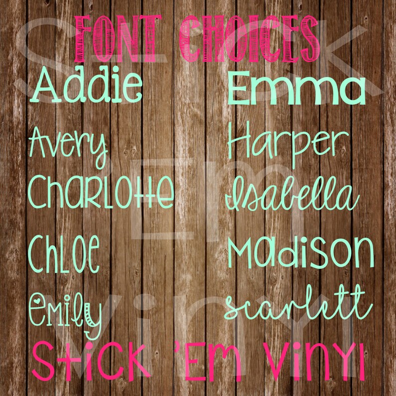 Glitter Name Decal Personalized Name Decal Any Word | Etsy