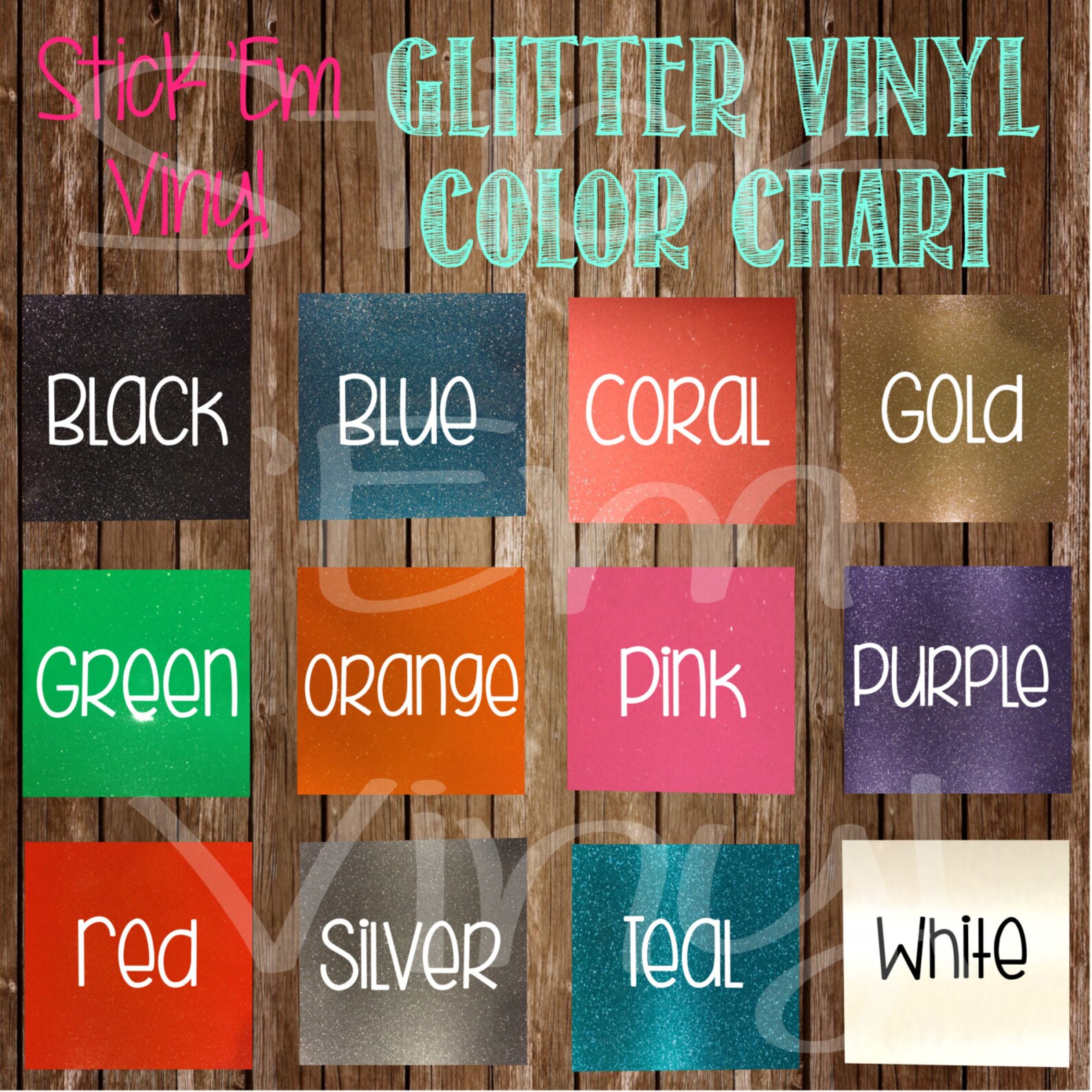 Glitter Name Decal Personalized Name Decal Any Word | Etsy