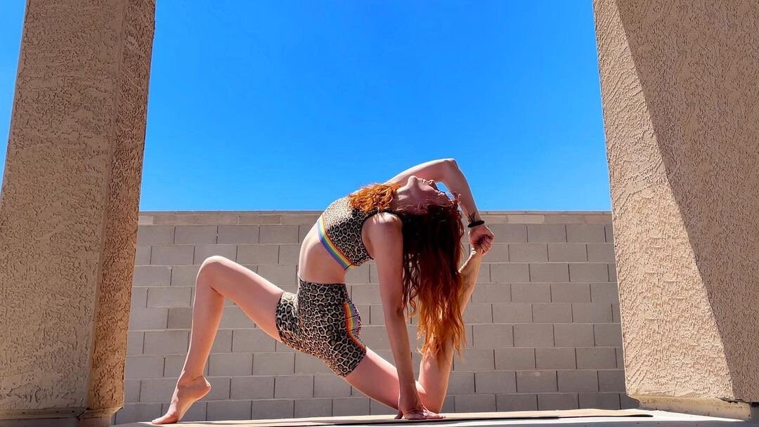 Untamed Yoga Shorts signature Leopard Rainbow Print High - Etsy