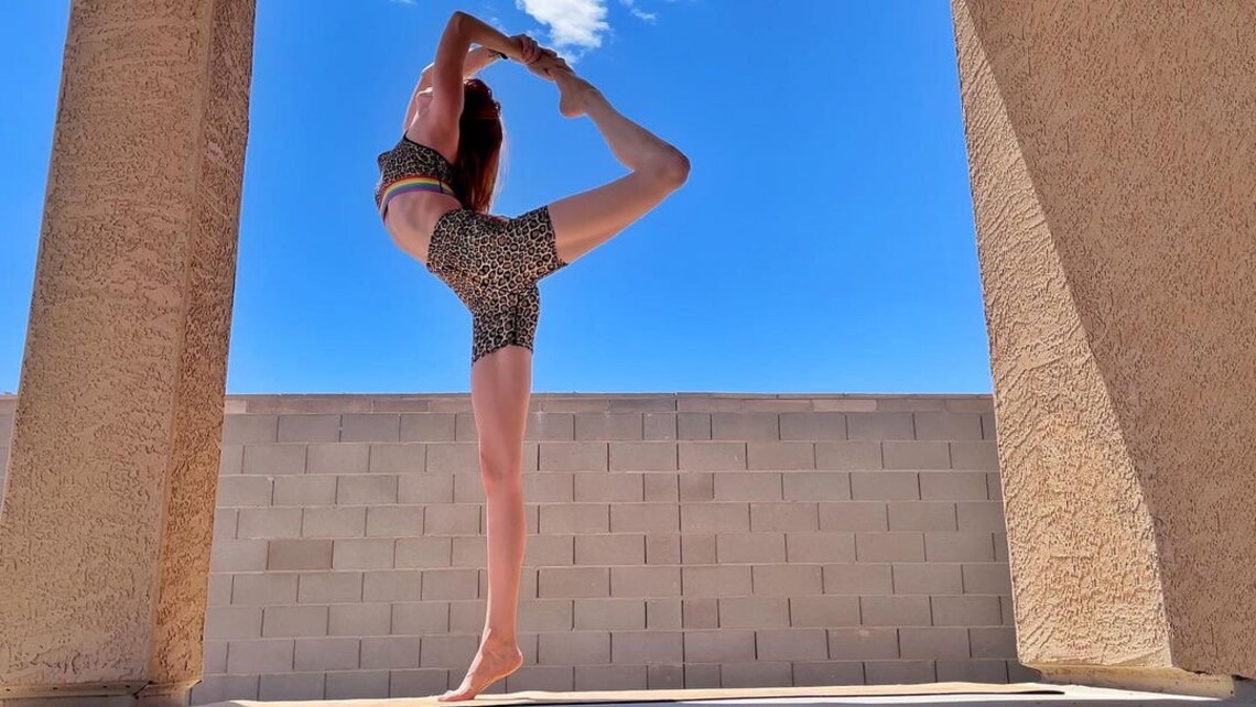 Untamed Yoga Shorts signature Leopard Rainbow Print High - Etsy