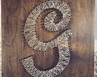 String art letter | Etsy
