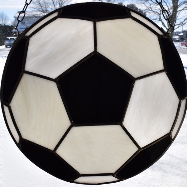 Stained Glass Soccer - Etsy