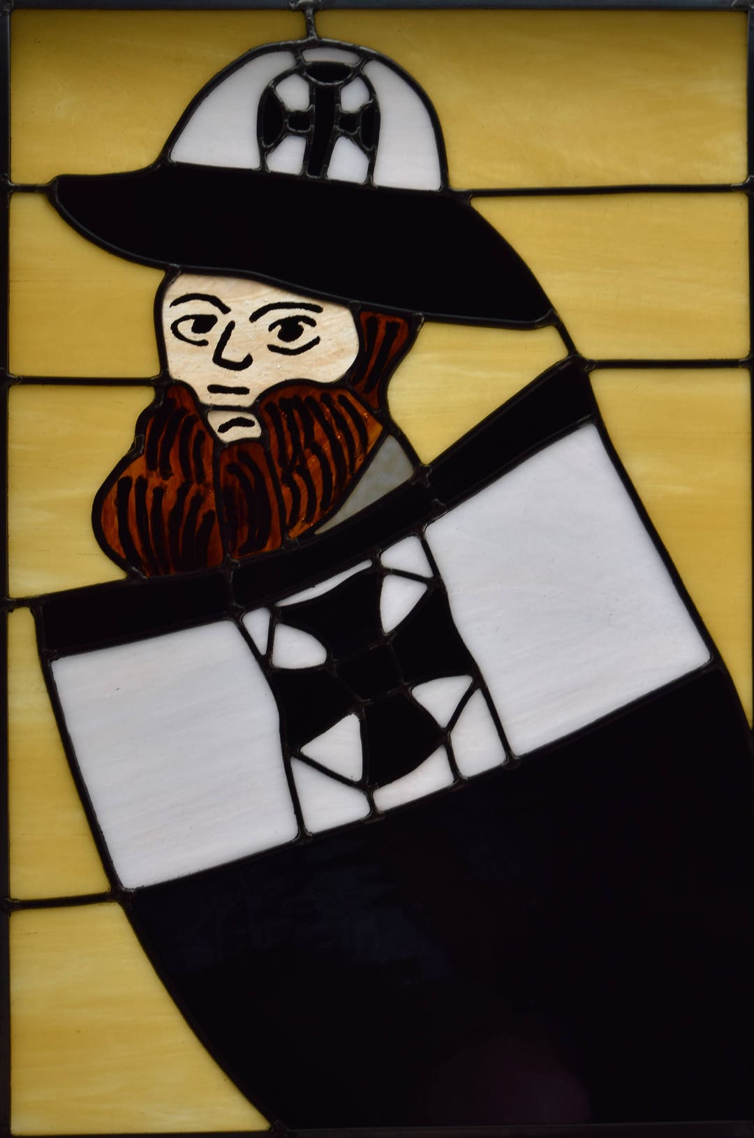 Templar Sargeant Stained Glass Panel - Etsy